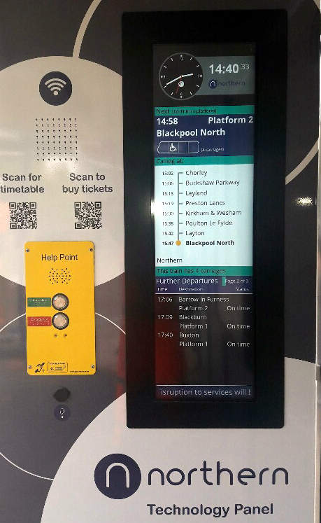 Innovative Display Screens for Northern Rail Shelters - Railway Technology