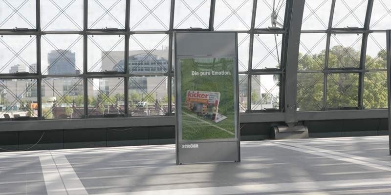 City Light Poster Displays for Advertising at Railway Stations and ...