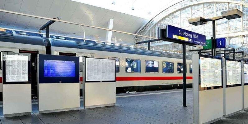 Passenger Information Systems and Digital Signage LCD Totems for ...