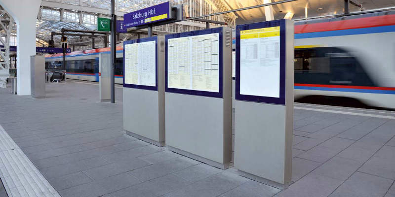 Showcases for Railway Stations - Railway Technology