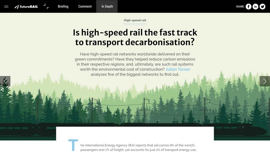 High-speed rail and decarbonisation: Future Rail Issue 87 is out now ...