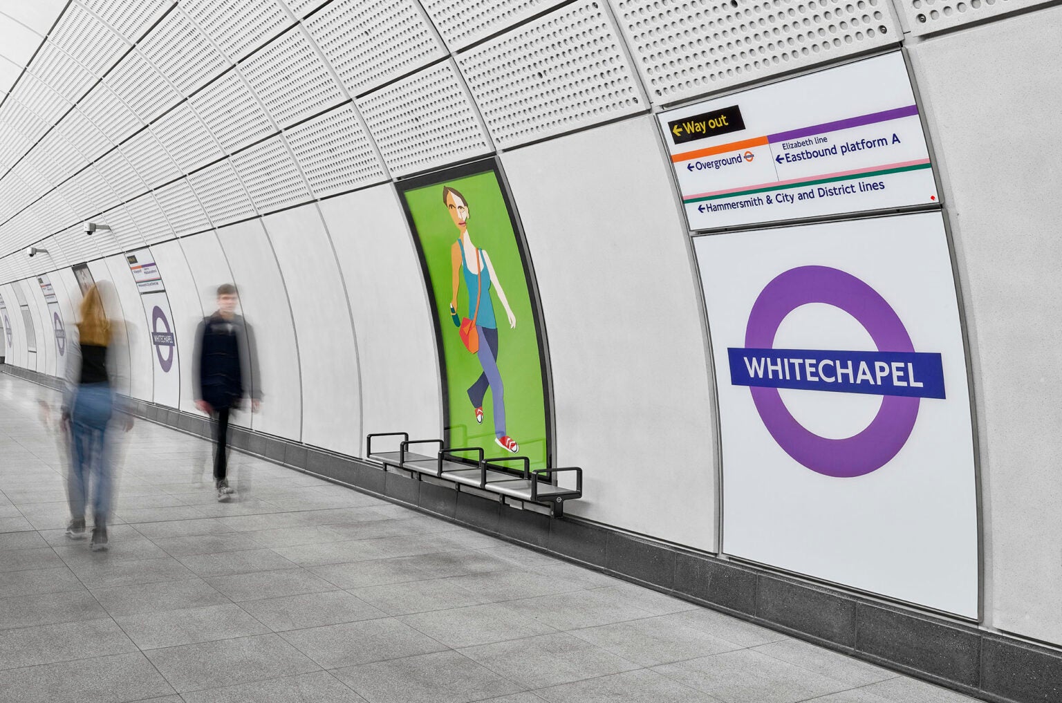 The art of the Elizabeth Line gives stations an identity - Railway ...