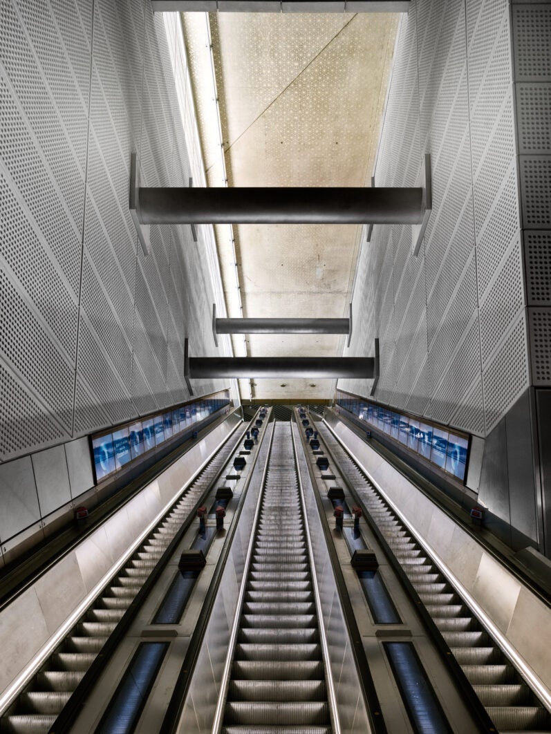 The art of the Elizabeth Line gives stations an identity - Railway ...