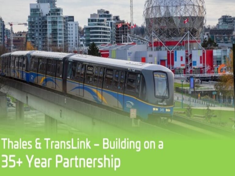Thales wins contracts from TransLink for SkyTrain projects